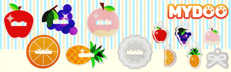 オリジナルグッズ製作情報【MYDOO-INFO】アクキー・アクスタ他1個から製作承ります。